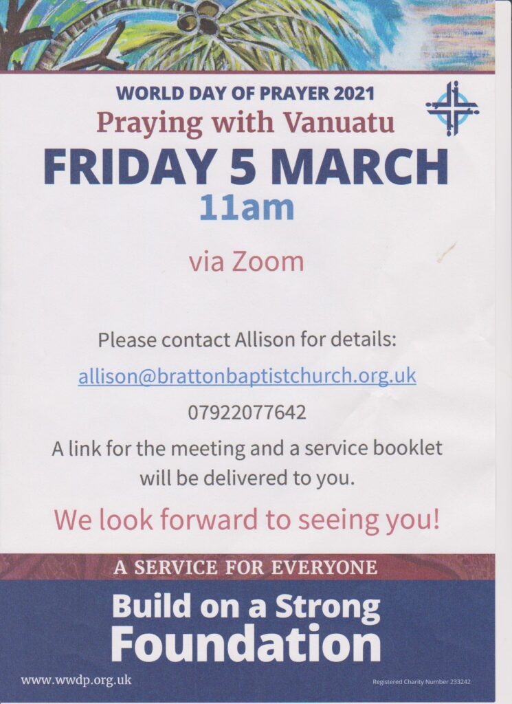 Vanuatu Poster - Edington Wiltshire